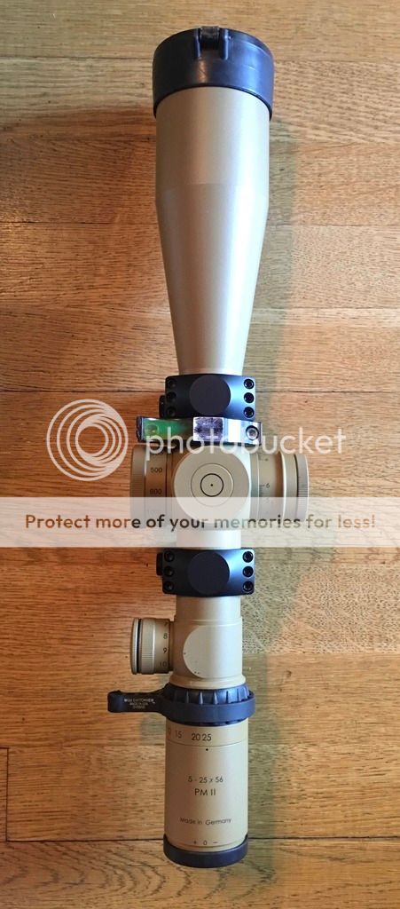 WTS Schmidt & Bender Police Marksman II 5-25x56mm LP Riflescope TAN ...