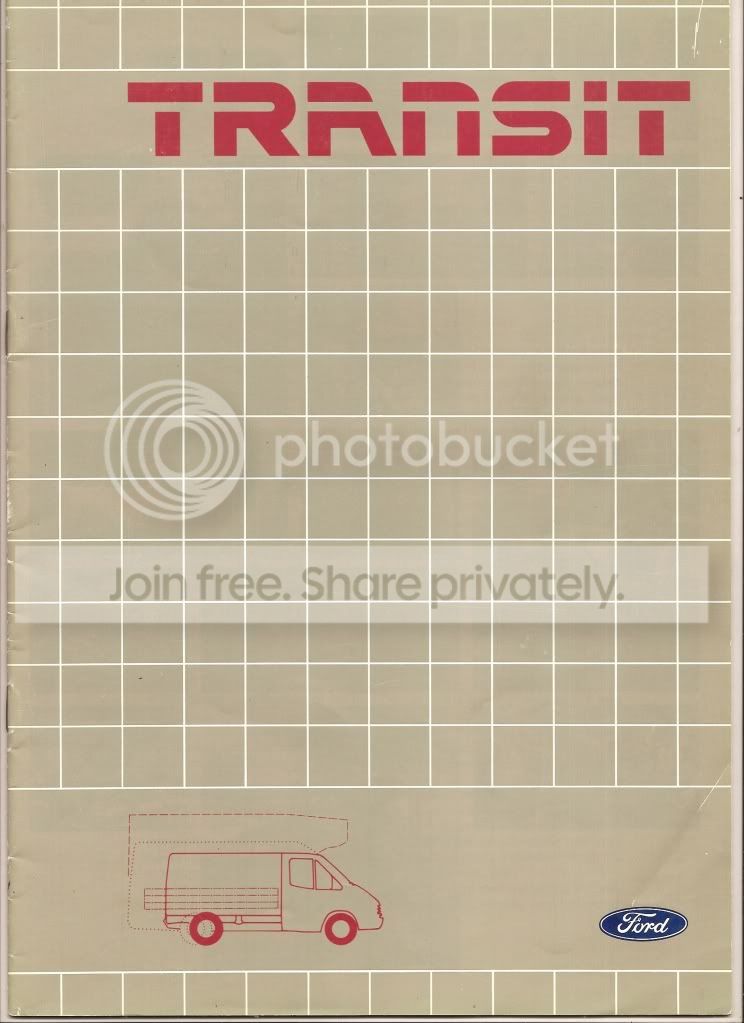Ford Transit Forum • View topic - 1985 Transit MK3 Consept Brochure ...