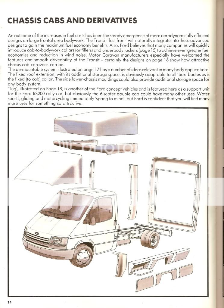 Ford Transit Forum • View topic - 1985 Transit MK3 Consept Brochure ...