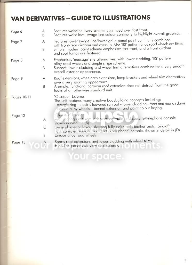 Ford Transit Forum • View topic - 1985 Transit MK3 Consept Brochure ...