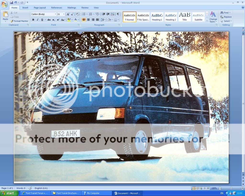 Ford Transit Forum • View topic - pre production transit mk3 photo