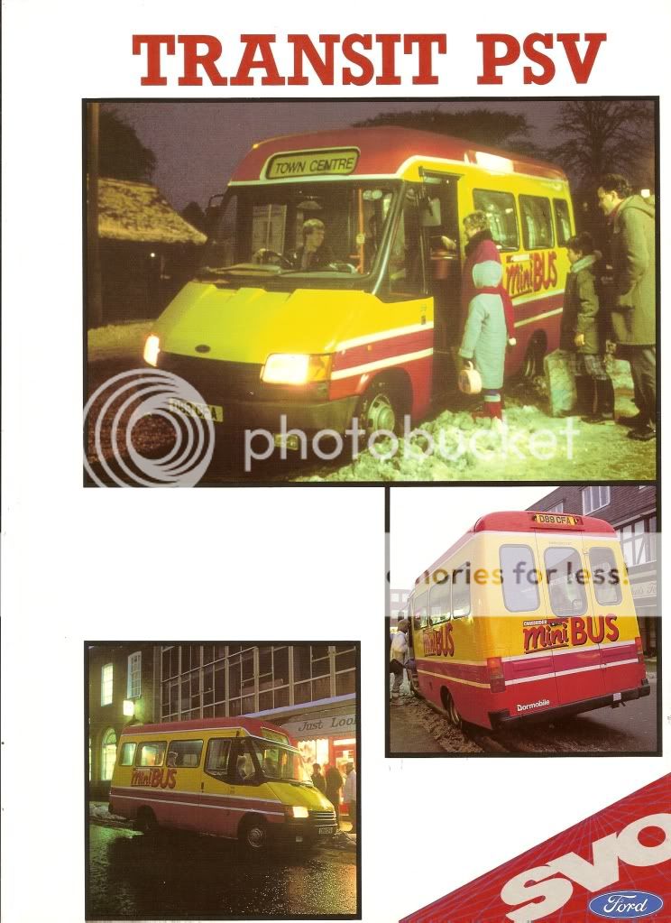 Ford Transit Forum • View topic - MK3 SVO Brochure - Camper-PDV-PSV ...