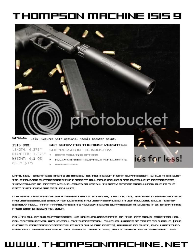 New serviceable 9mm can on the market > Silencers > AR15.COM