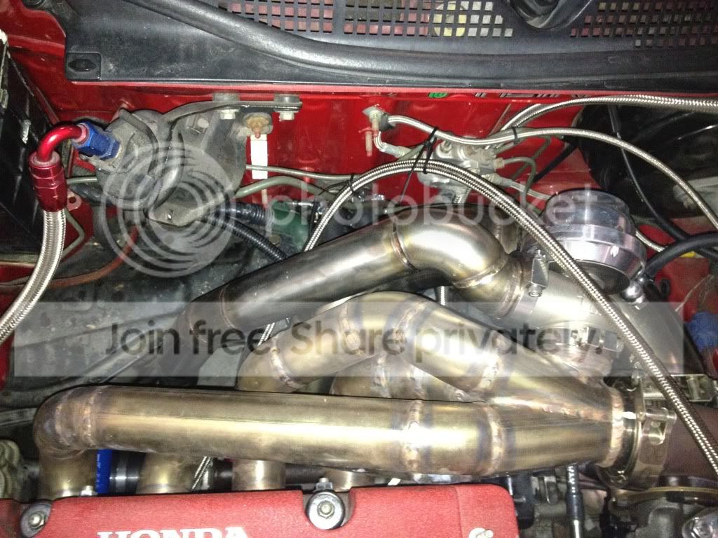 Custom sidewinder turbo manifold | Honda / Acura K20a K24a Engine Forum